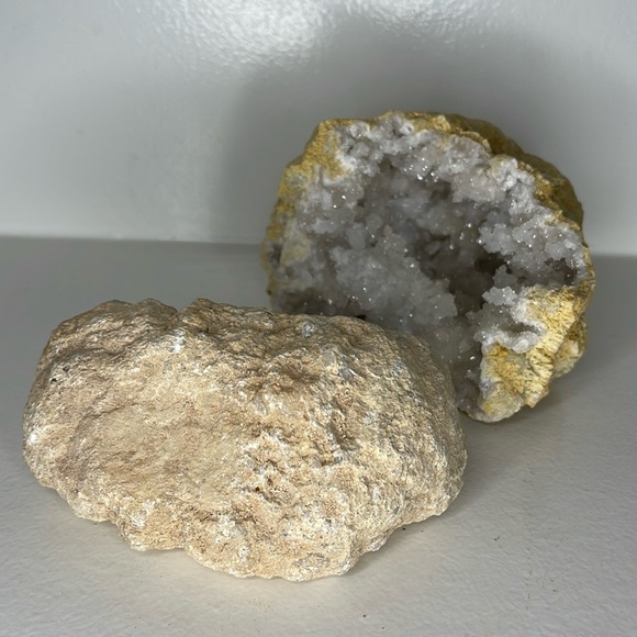 Accents | One Raw Uncut Geode Large Hollow Crystal Like Formation ...